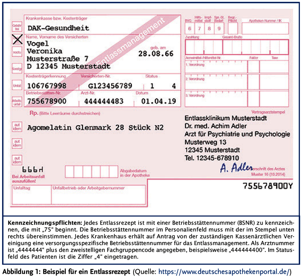Verordnung von Arzneimitteln im Entlassmanagement ...